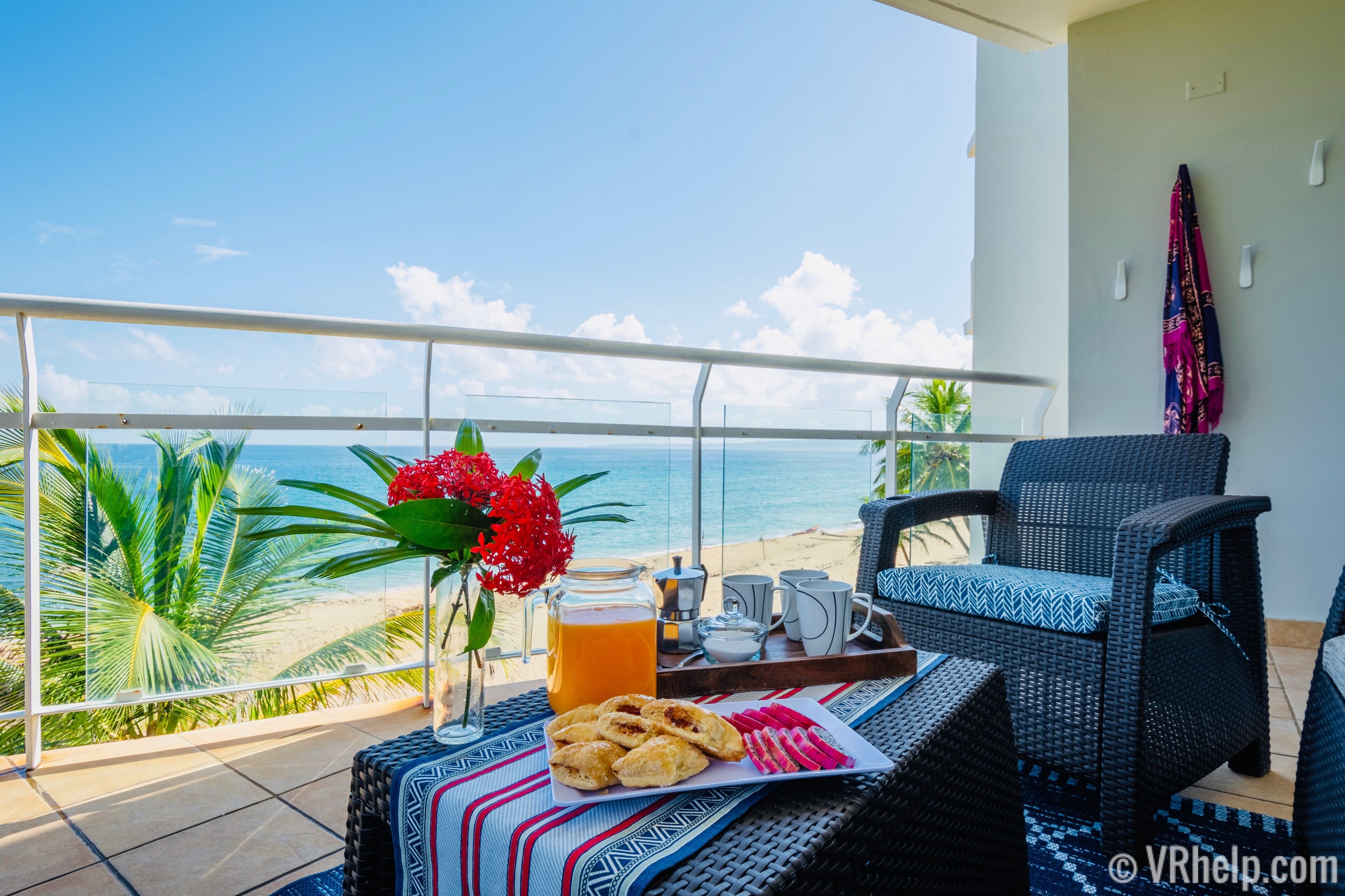 Directly on Ocean and Sandy Beach-One of Rincon's finest! Back-up ...