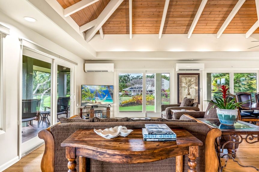 Poipu Luxury Home - Ac Private Heated Swimming Pool, Free Access To Gym, New Bbq - Kauai, HI