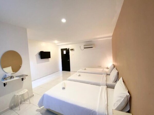 Quarto triplo | Roupa de cama