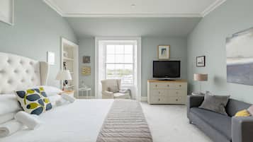 Heriot Suite | Camas de colchão pillowtop, com decoração personalizada