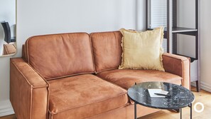 Apartamento, 1 quarto | Roupa de alta qualidade, edredões de penas 