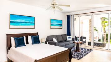 Apartamento standard | 1 quarto, cofres nos quartos, individualmente decorados