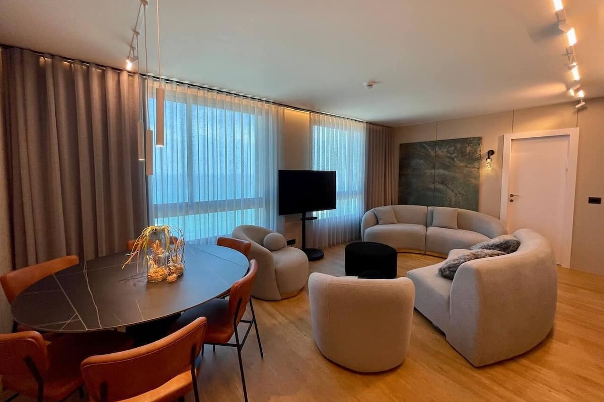 Suite Executiva, 2 quartos | 1 quarto, roupa de alta qualidade, secretária