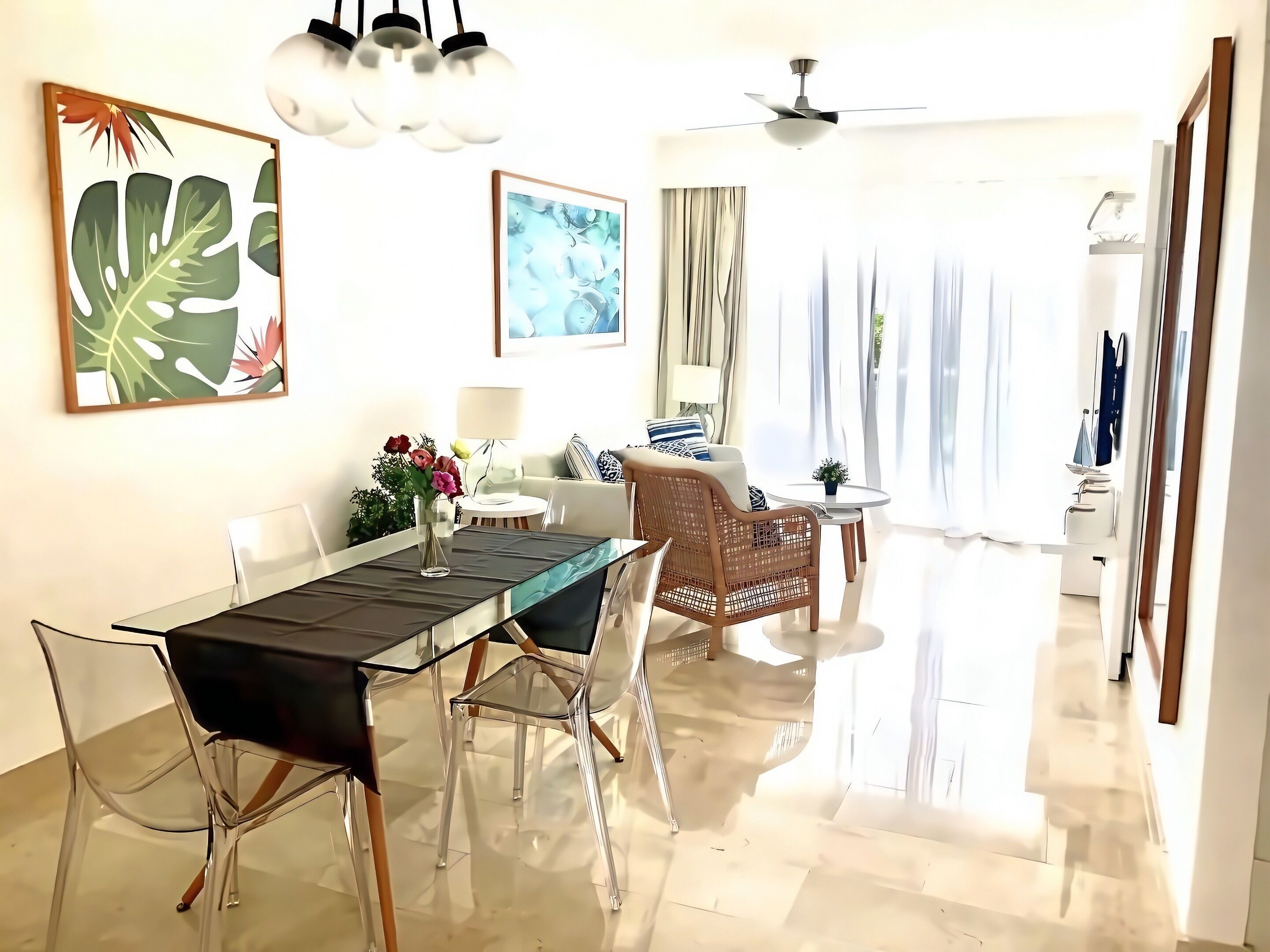 Condo, 2 quartos, para fumantes, sacada | Opções para refeição