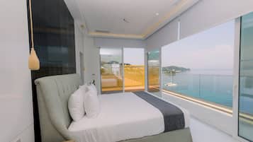 Quarto Duplo Panorâmico, 1 quarto, não fumadores, junto ao mar | Vista do quarto