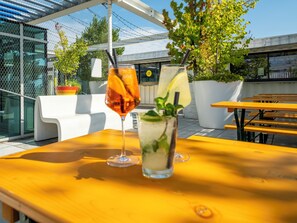 Terraço no piso superior