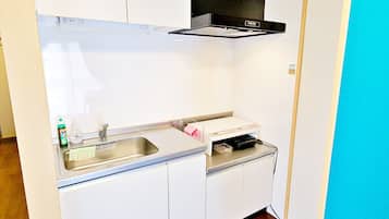 Apartamento conforto, para não fumantes | Cozinha americana privada | Cafeteira/chaleira, geladeira, micro-ondas, cooktop