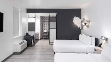 1 quarto, roupa de alta qualidade, edredões de penas