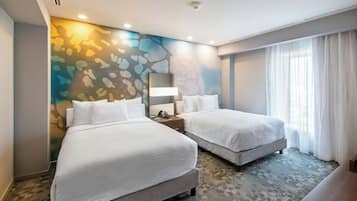 Quarto, várias camas | 1 quarto, cofres nos quartos, ferros/tábuas de passar roupa
