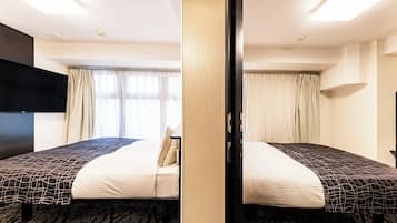 Quarto Twin, não fumadores, quartos comunicantes | Edredões de penas, secretária