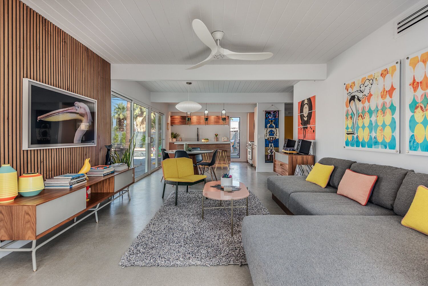 Dreamy mid century modern house with saltwater pool &  resort style backyard - Palm Springs, CA