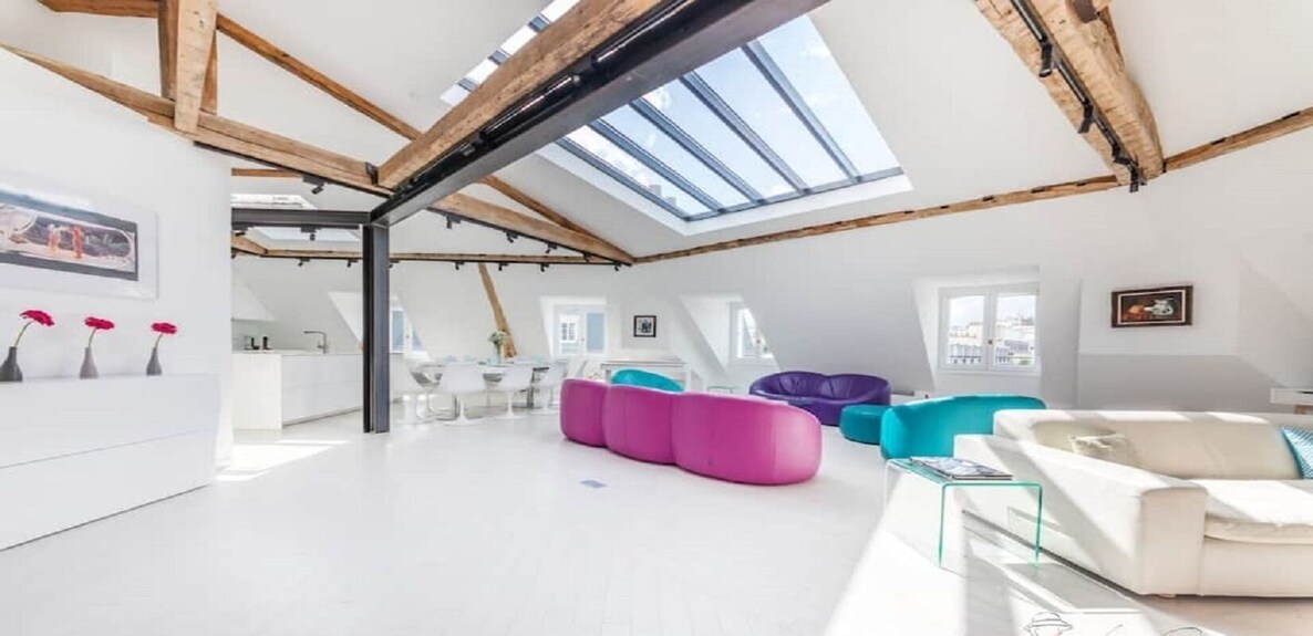 A Striking Sunlit Haussmann Penthouse- Luxury Living In Monceau Champs Elysees - Clamart