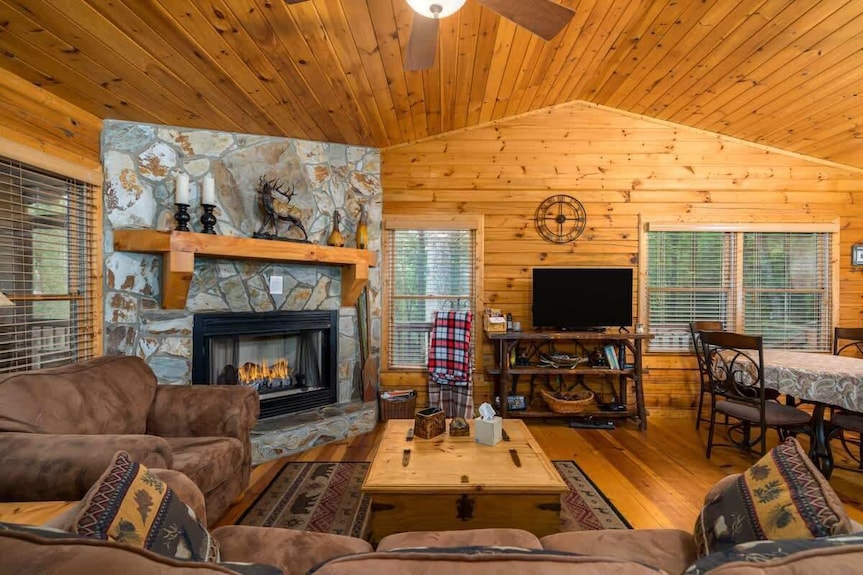 Mountain Spirit - Hot Tub - Cherry Log, GA