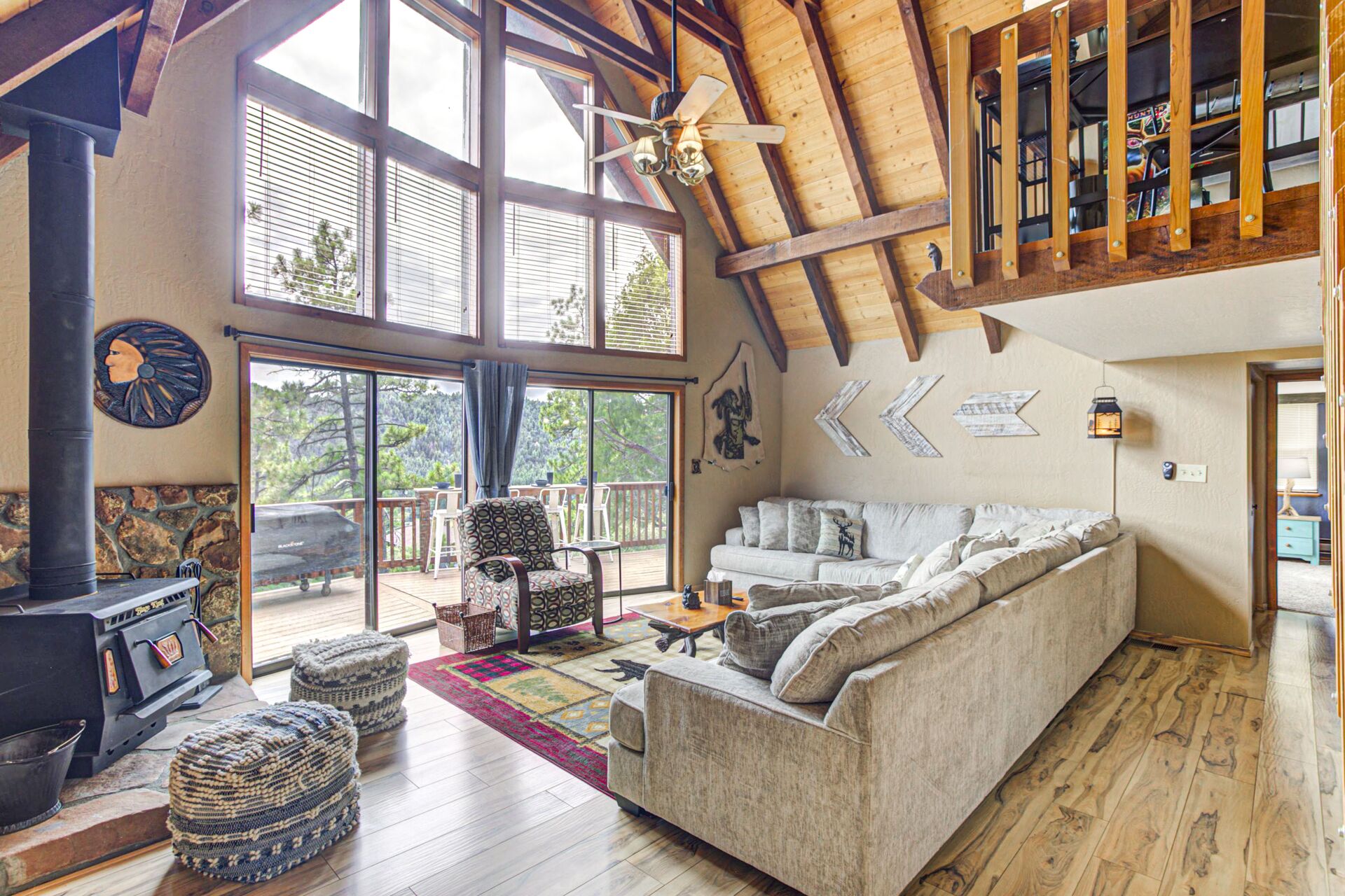 Hilltop Aframe Cabin With Loft & Views, Views! - Strawberry, AZ