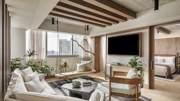 1 quarto, roupa de alta qualidade, edredões de penas