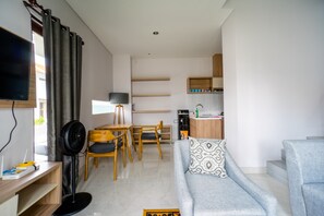 Villa, 1 quarto, piscina privativa | Sala