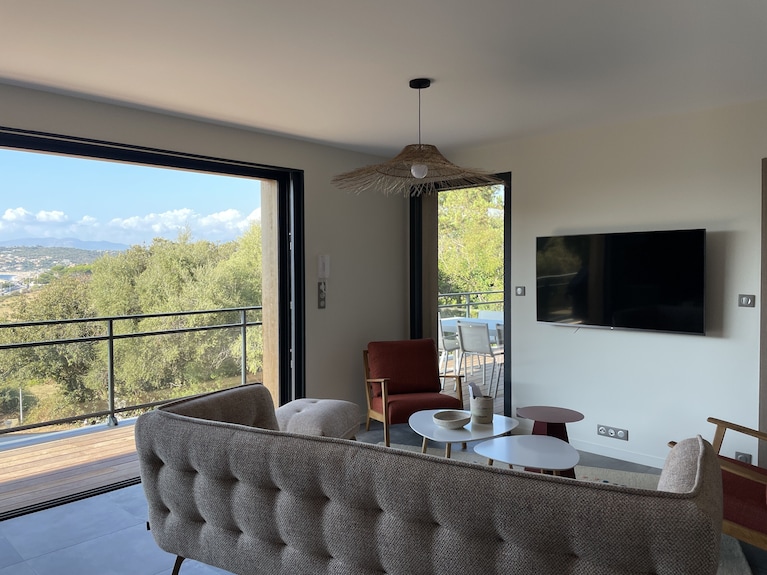 Villas Agosta - Acantha - Vue Mer à 50 M De La Plage, Neuve Et Luxueuse - Porticcio