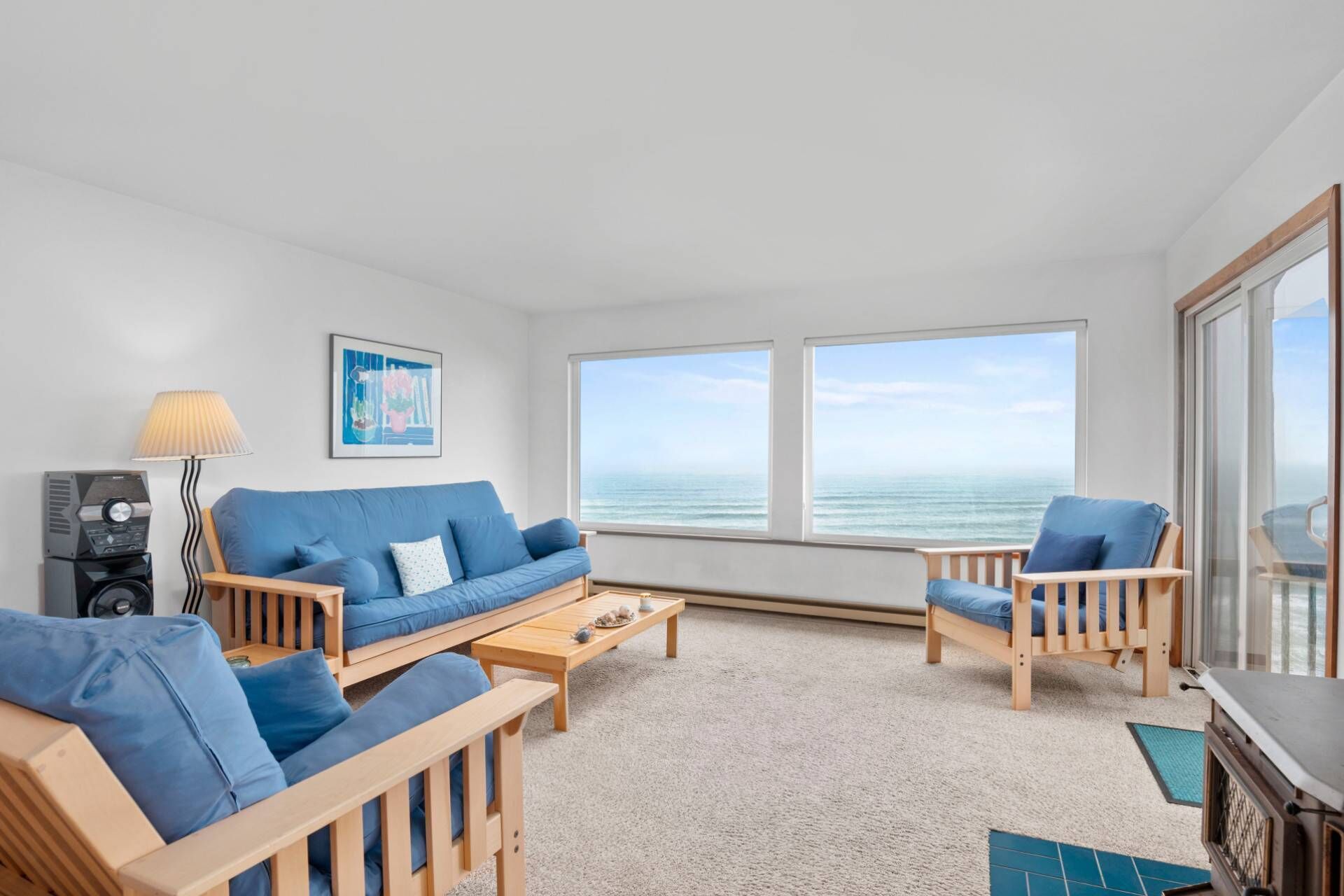 Stunning Panoramic Ocean Front Views, Single Level, Open Floor Plan, Bbq, Large Deck, Walk To Beach - Neskowin, OR
