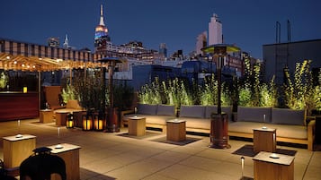 Terraço no piso superior