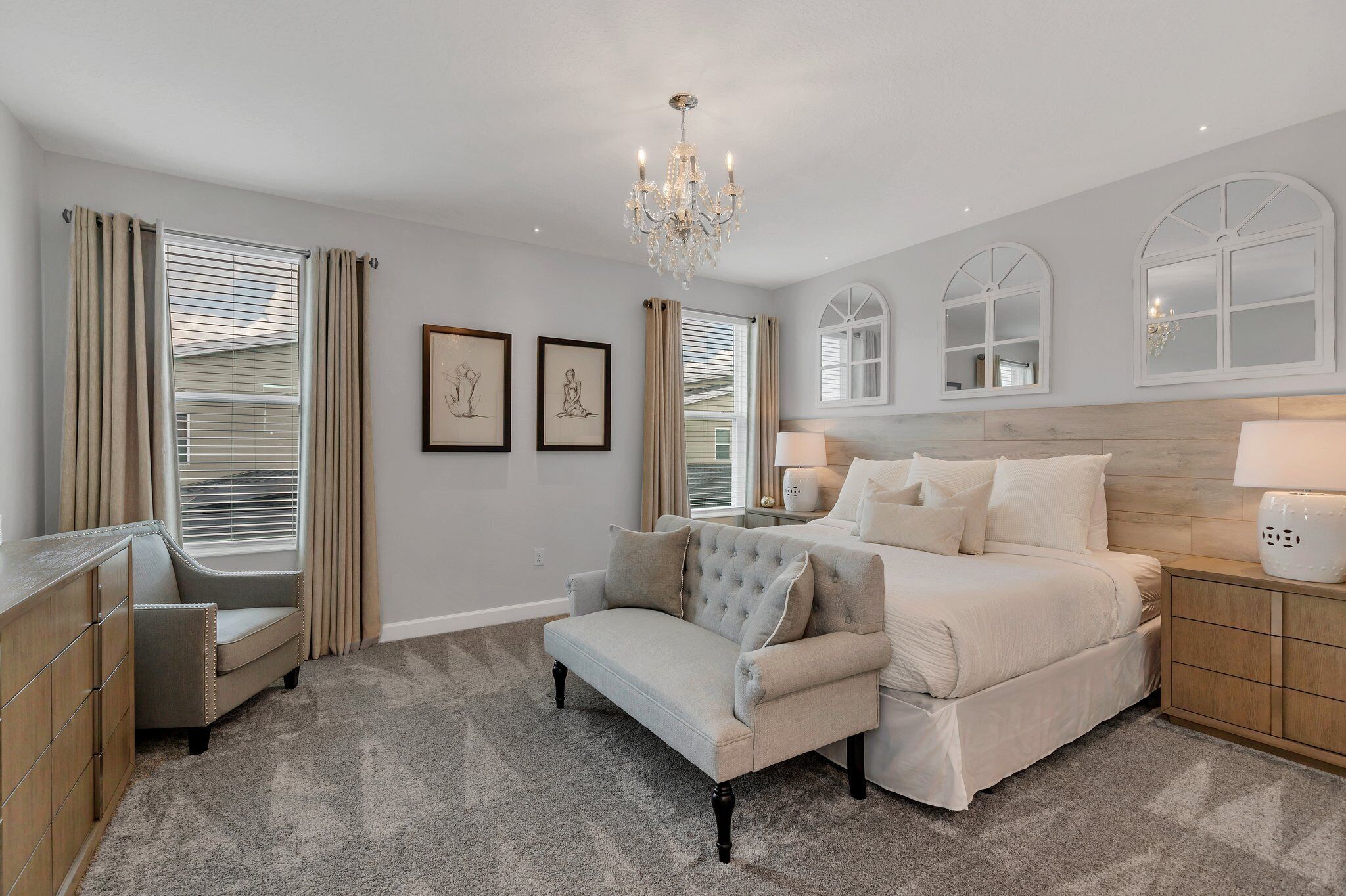 6 quartos, roupa de cama fornecida 