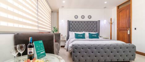 Quarto Duplo Elite | Roupa hipoalergénica, Wi-fi grátis, roupa de cama fornecida