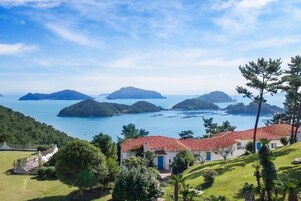 Vista para o campo desde o alojamento