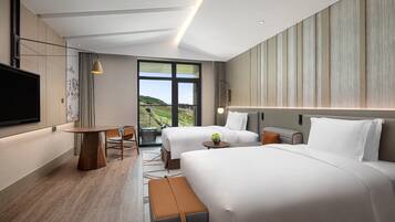 Quarto standard, 2 camas de solteiro | 1 quarto, frigobar, cofres nos quartos, escrivaninha