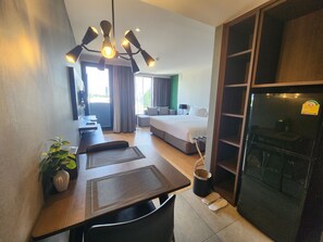 Estúdio Premier, 1 cama de casal, kitchenette | Varanda