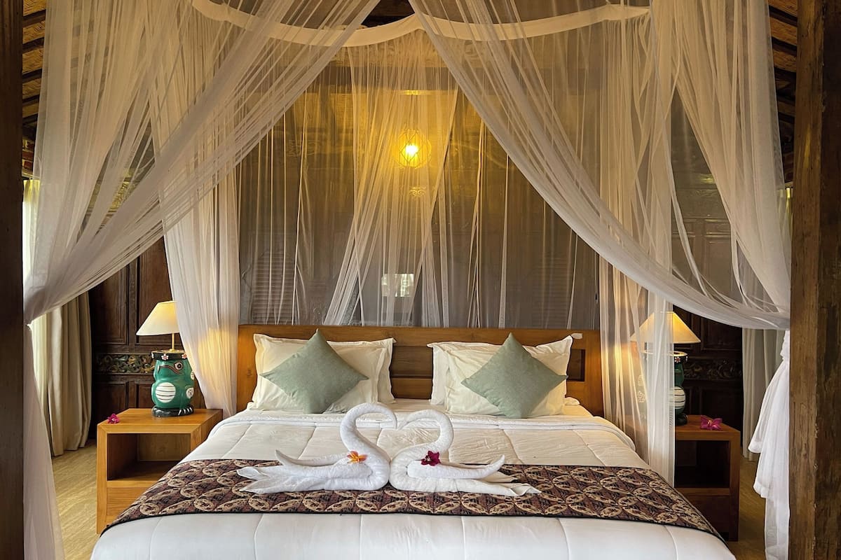Villa, 1 quarto (Glass Wooden House) | 1 quarto, cofre no quarto, roupa de cama fornecida