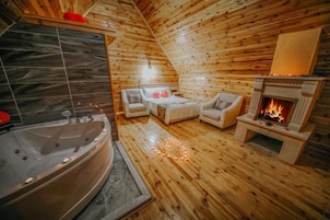 Cabana tradicional | Wi-Fi de cortesia, roupa de cama