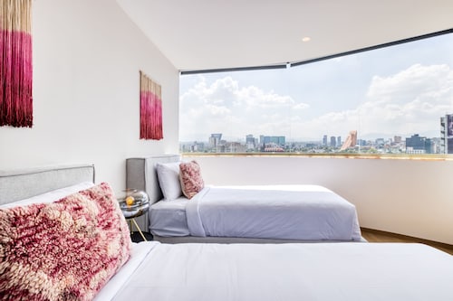 Elegant & Modern Apt W/balcony | 2 Crazy Rooftops+gym+b/center - Mexiko