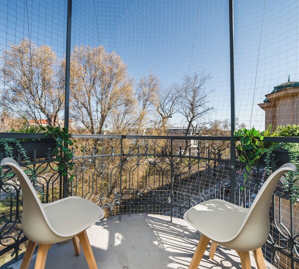 Bagel 24 Family Studio | Cortinas/cortinados opacos, ferro/tábua de engomar 