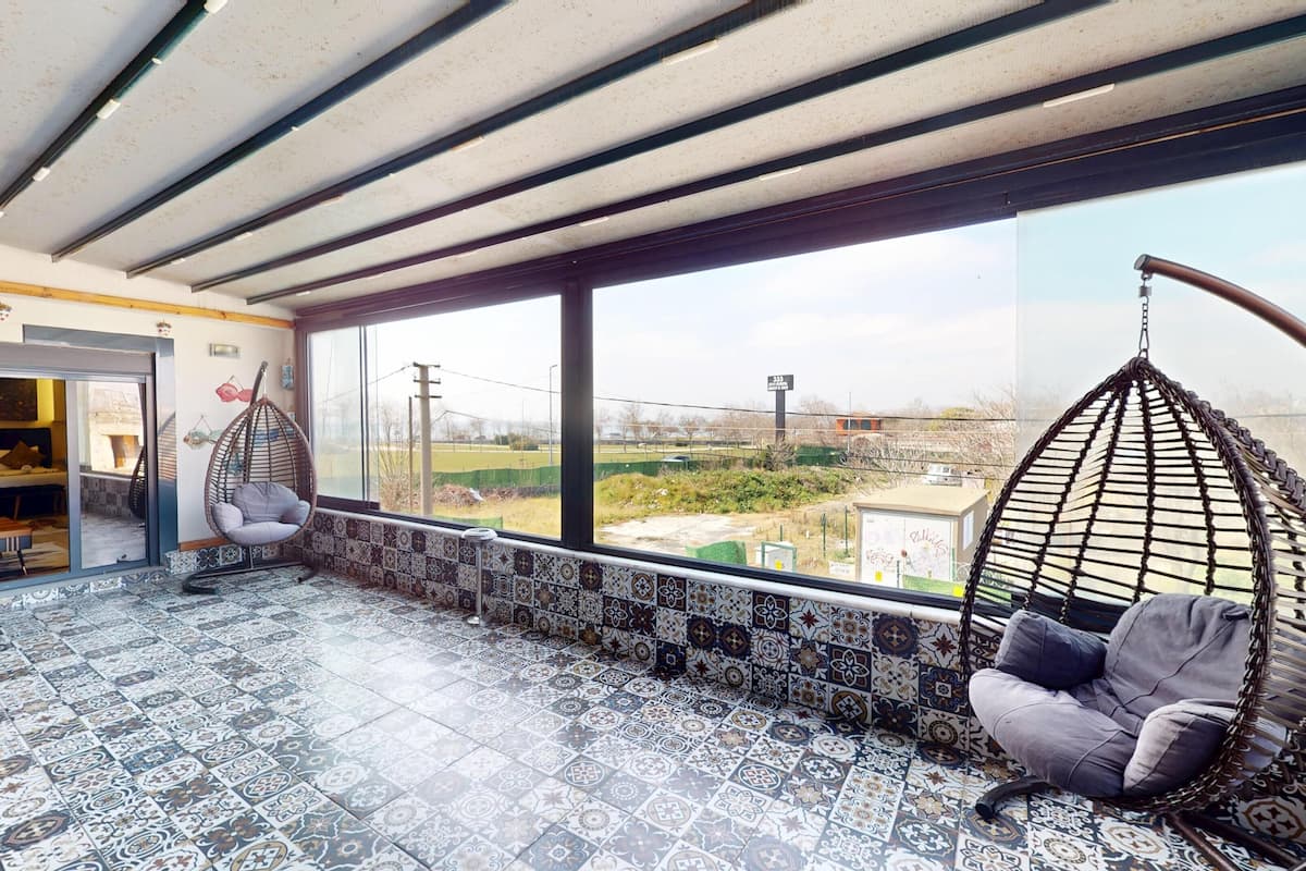 Quarto de Luxo, 1 cama de casal, vista para o mar, em frente ao mar | Cofre no quarto, secretária