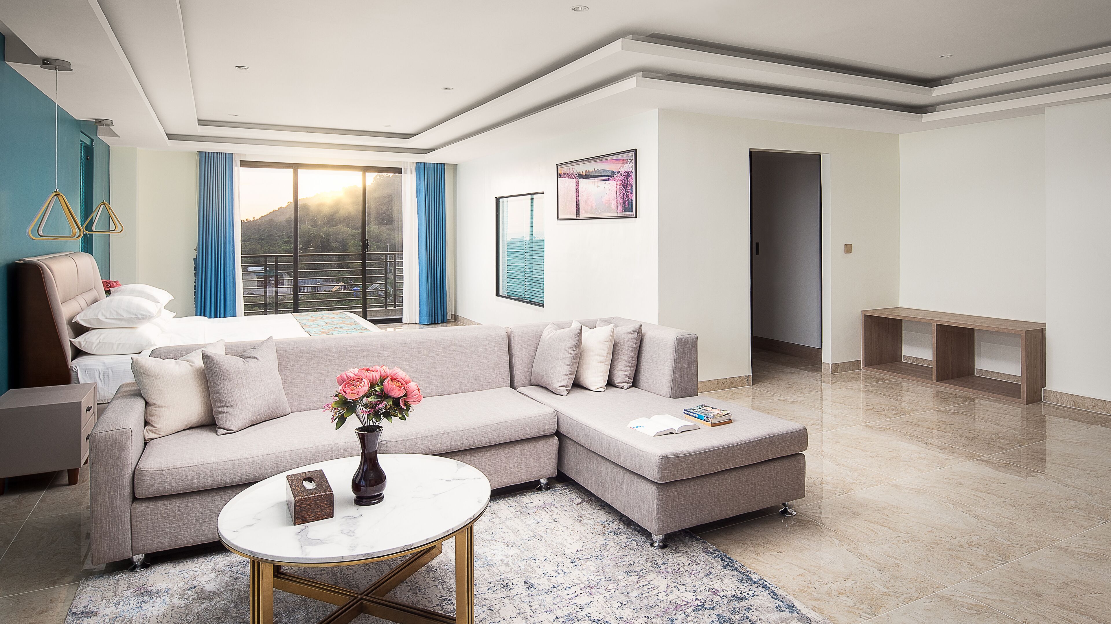 Vakara Executive Room with Sea View | Roupa de alta qualidade, minibar, cofre com capacidade para portátil 