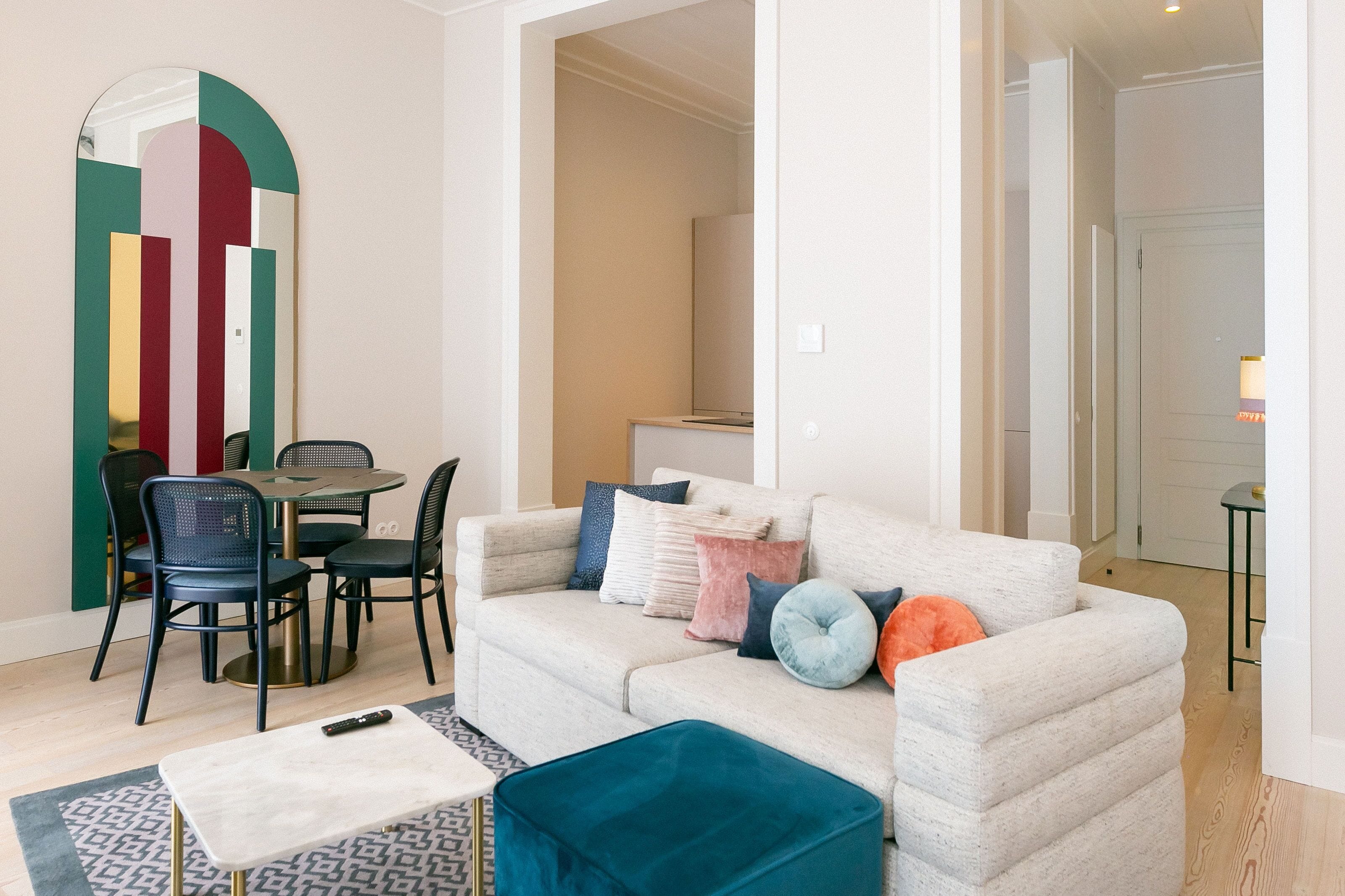 Apartamento Superior, 2 quartos, Vista para a cidade | Sala de estar