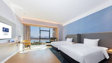 Quarto standard, 2 camas de solteiro, vista para o rio | 1 quarto, frigobar, cofres nos quartos, quartos à prova de som