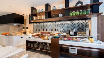 Café da manhã com buffet todos os dias (CNY 88 por pessoa)