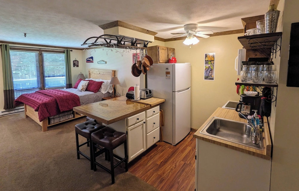 Spacious Studio Sleeps 4, 3 Min Walk To Slope, Bike-friendly Window Ac In Summer - West Virginia