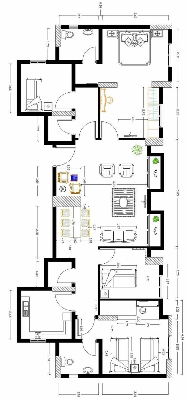 4 quartos, cofres nos quartos, Wi-Fi de cortesia