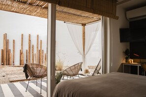 Quarto Superior, terraço | Roupa hipoalergénica, Wi-fi grátis, roupa de cama fornecida 