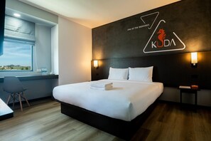 Quarto casal standard | Escrivaninha, Wi-Fi de cortesia