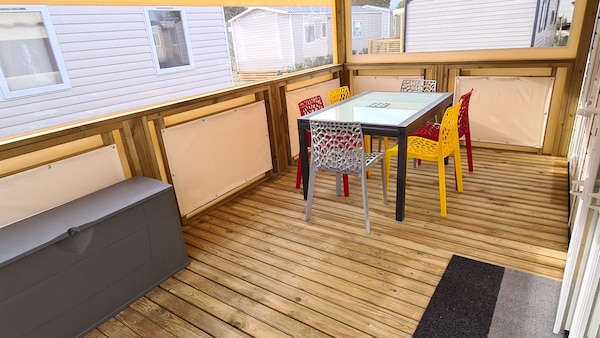 Camping 4* Mobil Home 41 M² 6 Pers 100m Plage 2sd - Canet-en-Roussillon