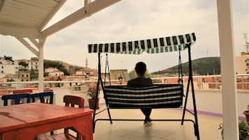 Terraço no piso superior