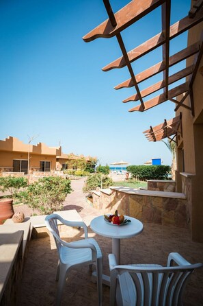 Quarto Twin Deluxe, terraço | Terraço/pátio interior