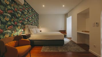 Suíte estúdio superior | Roupas de cama antialérgicas, cofres nos quartos