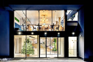 Entrada do alojamento