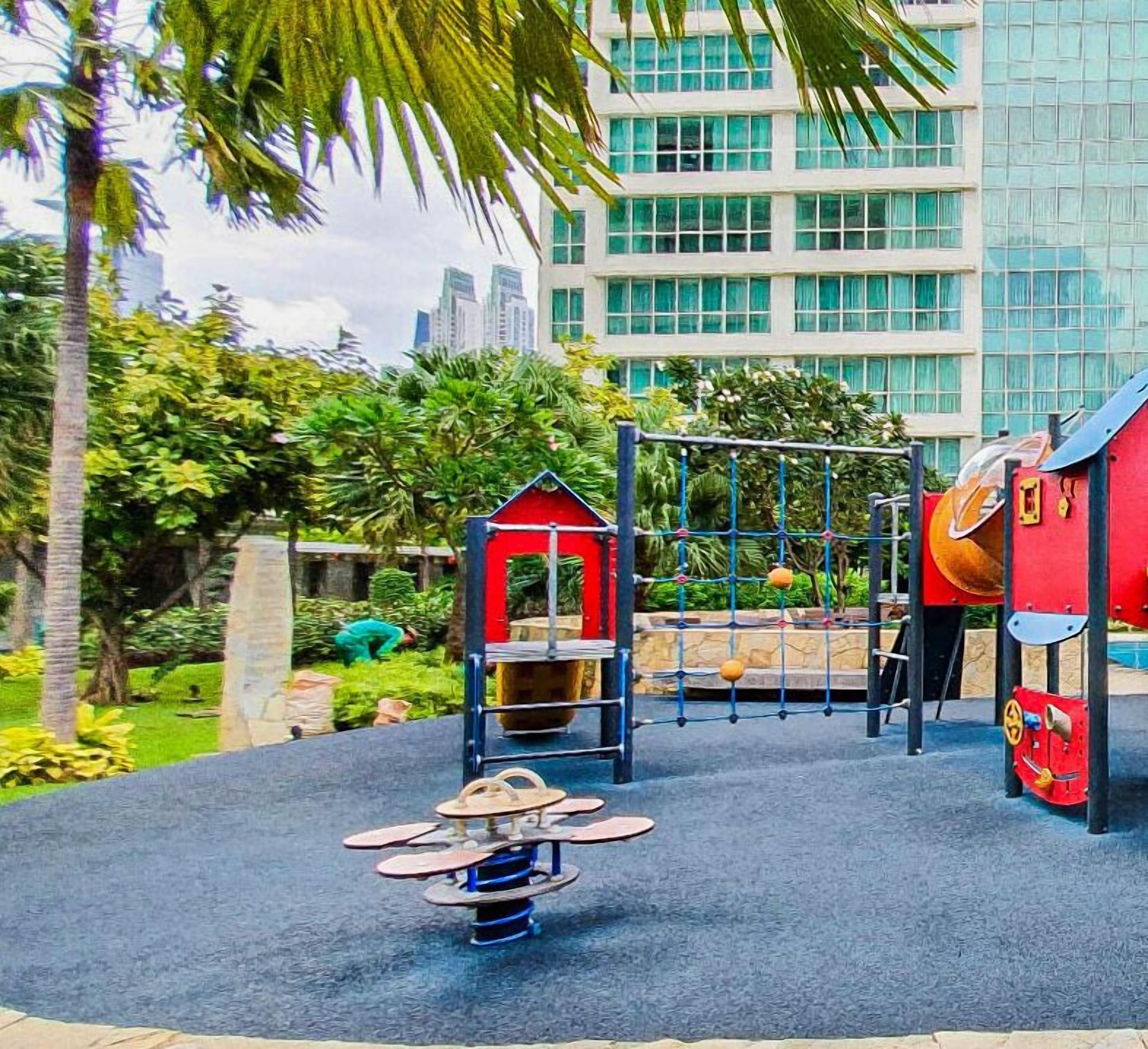 Área de recreio para crianças (ao ar livre)