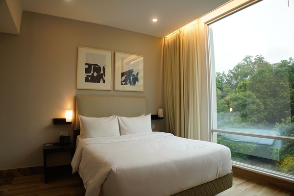 Deluxe King Room | Roupas de cama de algodão egípcio, roupas de cama premium