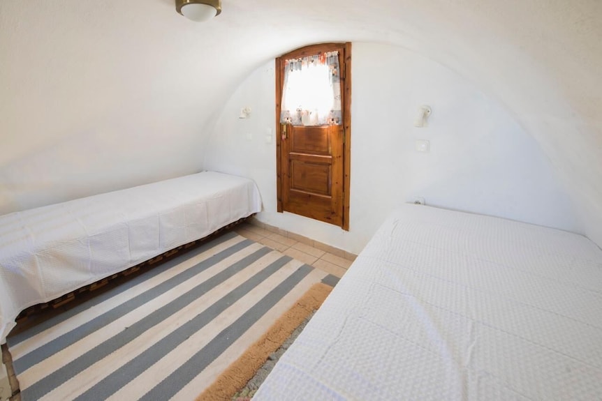 Traditional Greek House In A Small Village - Santorini