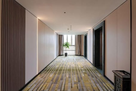 Parte interna. GreenTree Inn Express Hotel (Shanghai Songjiang Sports Center Subway Station)